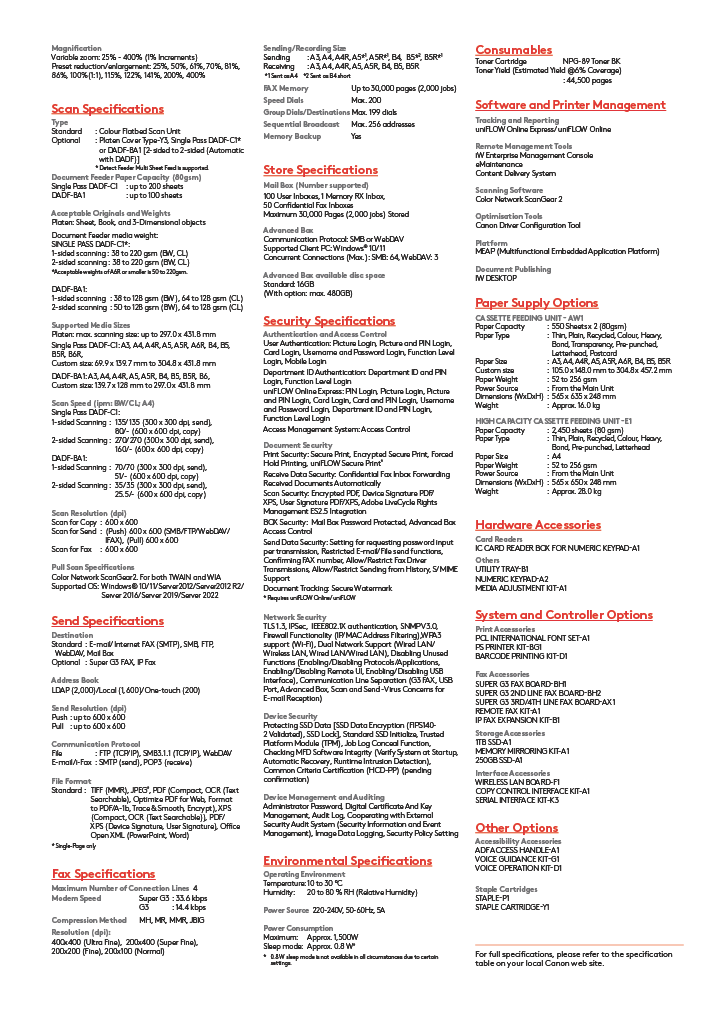 Máy photocopy Canon iR-ADV Dx 4935i